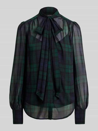 Lauren Ralph Lauren Loose Fit Langarmbluse mit Allover-Muster