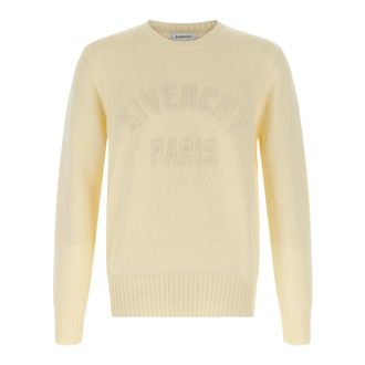 Givenchy Baumwoll-Rundhalspullover - - Knitwear - Herren - Beige - M