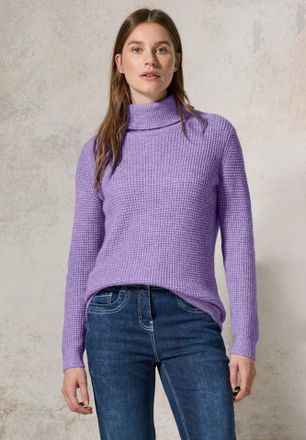 Cecil Rollkragenpullover im soften Baumwoll-Mix