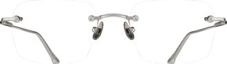 Matsuda M5008 Rechteckige optische Fassung - - Accessories - unisex - Grau - 51 MM