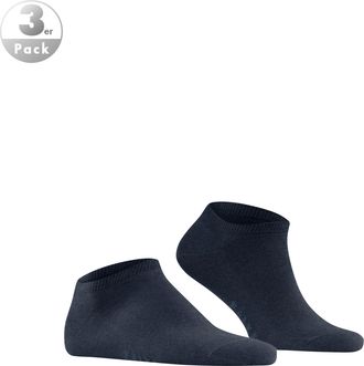 Falke Herren Socken blau Baumwolle & Mix unifarben
