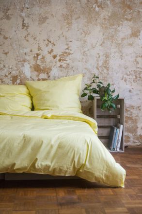 Mela unisex vegan Bettwäsche-Set Bhanu Soft Lemon Yellow