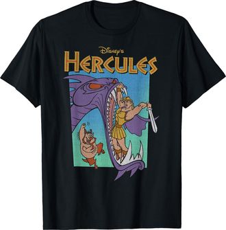 Disney Hercules Vintage Hydra Fight Poster T-Shirt