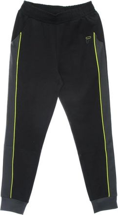 Fila Schwarze Trainingshose mit elastischem Bund - - Trousers - Herren - Schwarzk - L