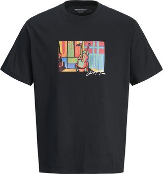 Jack & Jones Jormanchester Cubism Front Tee Ss Cn