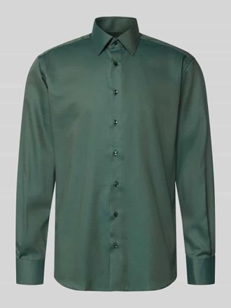 Eterna Modern Fit Businesshemd mit Knopfleiste