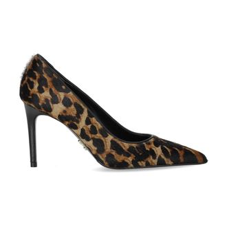 Sergio Levantesi Escarpin en Poils de Poney Imprim&eacute; Animal - Femme - Chaussures - Multicolore - Taille: 38 EU