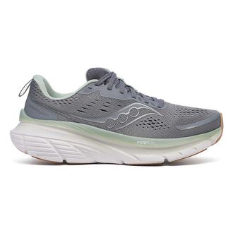 Saucony Herren Guide 18 Sneaker, Carbon/Iceberg, 42.5 EU