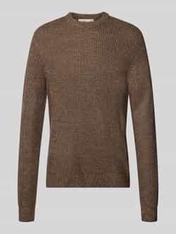 Only & Sons Regular Fit Pullover mit Rippstrickstruktur Modell ONSJONAS
