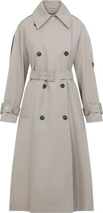 Sportmax Femme, Manteaux, Beige, Taille: 40 FR Gocce Trench