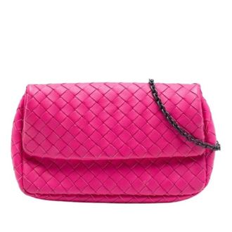 Bottega Veneta Pre-owned Gewebte Leder Umh&auml;ngetasche - - Pre-owned - Damen - Rosa - ONE SIZE