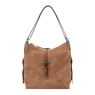 Tod's Soft Structured Shoulder Bag - - Bags - Damen - Braun - ONE SIZE