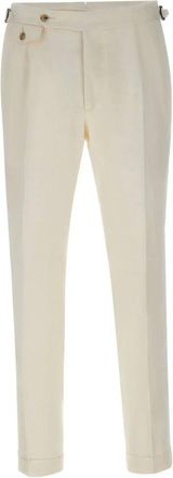 Barba Homme, Pantalons, Blanc, Taille: M Pantalon Parma