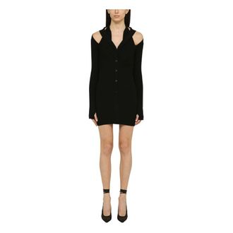 ADĀMO Andrea Adamo Schwarze Kleider mit Elasthanmischung - - Dresses - Damen - Schwarzk - M