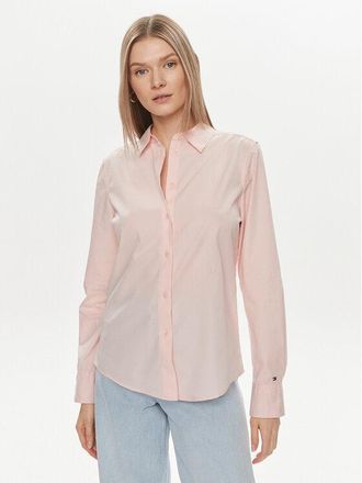 Tommy Hilfiger Hemd WW0WW43344 Rosa Regular Fit