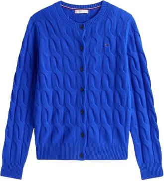 Tommy Hilfiger Femme, Pulls, Bleu, Taille: 42 FR Tricots
