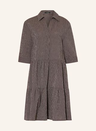 OPUS Hemdblusenkleid Wotilli Mit 3/4-Arm braun