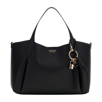 Guess Lucci Girlfriend Satchel - - Bags - Damen - Schwarzk - ONE SIZE