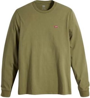 Levi's Homme Long-Sleeve Original Housemark Tee, Bluish Olive, XL