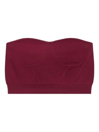 Rta haut Nour à coupe crop - Rouge