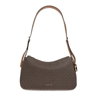 Michael Kors Femme, Sacs, Brun, Taille: ONE Size Sac bandouli&egrave;re moyen Nolita &agrave; logo signature