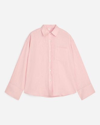 Arket Leinenhemd -Rosa