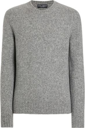 Dolce & Gabbana Pullover mit rundem Ausschnitt - Grau