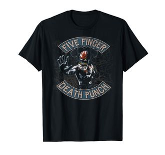 Five Finger Death Punch 5FDP - Skully World T-Shirt