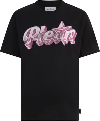 Philipp Plein Round Neck T-Shirt Gummy Plein Stones