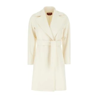 Max Mara Mstdravenna Mantel - - Coats - Damen - Wei&szlig; - XS