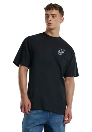 Urban Classics UC Shiny Logo Tall Tee Black, M