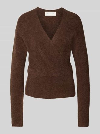 Moss Copenhagen Strickpullover in Wickel-Optik Modell Bondie Hope
