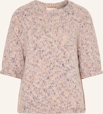 Smith & Soul Strickshirt Mit Glitzergarn rosa