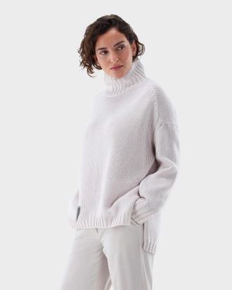 van Laack Rollkragenpullover oversized mit Kaschmir