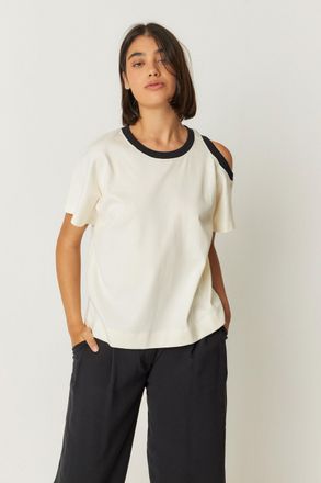 SKFK Damen vegan T-Shirt Lia Beige