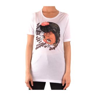 Dsquared2 Kurz&auml;rmeliges T-Shirt - - Tops - Damen - Wei&szlig; - M