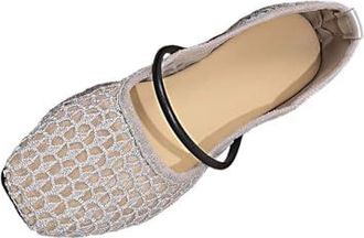 Generic Chaussures plates en maille respirante pour femme - L&eacute;g&egrave;res, d&eacute;contract&eacute;es, confortables, polyvalentes - Classiques - &Agrave; enfiler - Pour le bureau, la m