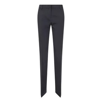 Ermanno Scervino Schmal geschnittene Hose - - Trousers - Damen - Schwarzk - S
