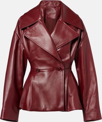 Balenciaga Veste en cuir