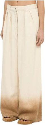 Alanui Femme, Pantalons, Blanc, Taille: W28 Jeans Amples Teintes Vives