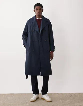 Asos Trench-coat oversize - Bleu marine