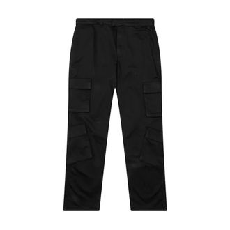Represent Represent, Homme, Pantalons, Noir, Taille: M Pantalon Cargo Noir avec Poches &agrave; Rabat