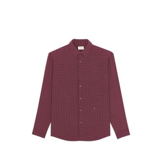 Saint Laurent Cassandre Buttoned Dotted Shirt