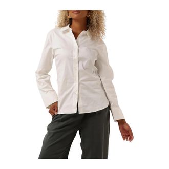 Modstr&ouml;m Elegantes langes Hemd - - Blouses & Shirts - Damen - Wei&szlig; - S