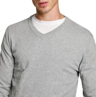 Pepe Jeans London New Andre V Neck Tricots, Gris chiné, XXL Homme