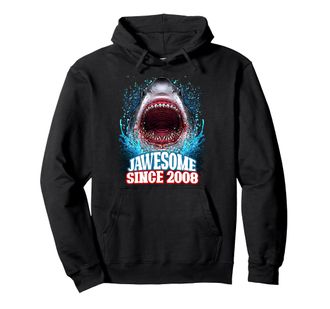BDAZ 50. Geburtstag Jawesome Seit 1976 Shark 50 Jahre alt Pullover Hoodie