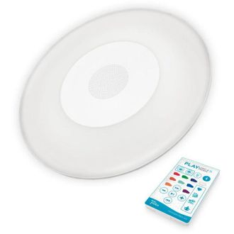 Licht-Erlebnisse Led Poolleuchte Akku dimmbar Farbwechsel rgb &oslash; 39 cm rund kabellos tragbar IP67 Fernbedienung Modern Au&szlig;enlampe Au&szlig;enleuchte