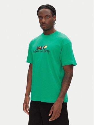 Volcom T-Shirt Bob Moleema A4312554 Grün Loose Fit