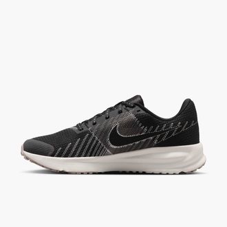 Nike Laufschuh NIKE Run Defy, Damen, Gr. 38,5, schwarz, mtlc rose gold, sail, phantom, Textil, Schuhe Laufschuh, Topseller