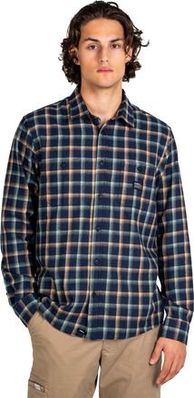 Reell Alvar Check Shirt Navy/Green/Orange L